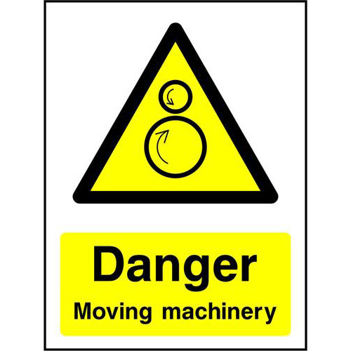 Danger Moving machinery - 10169